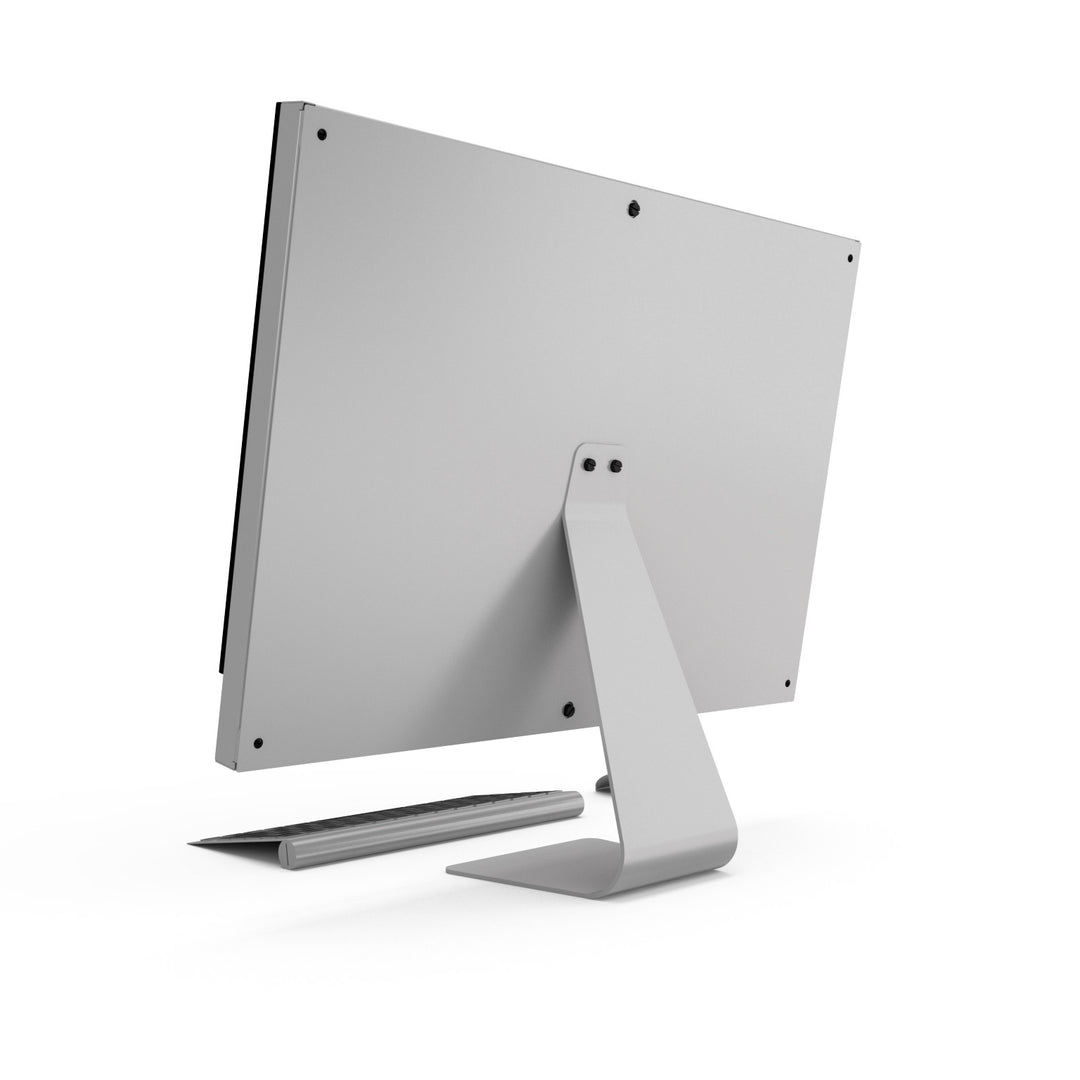 21 inch white computer prop with monitor keyboard mouse closed back ...