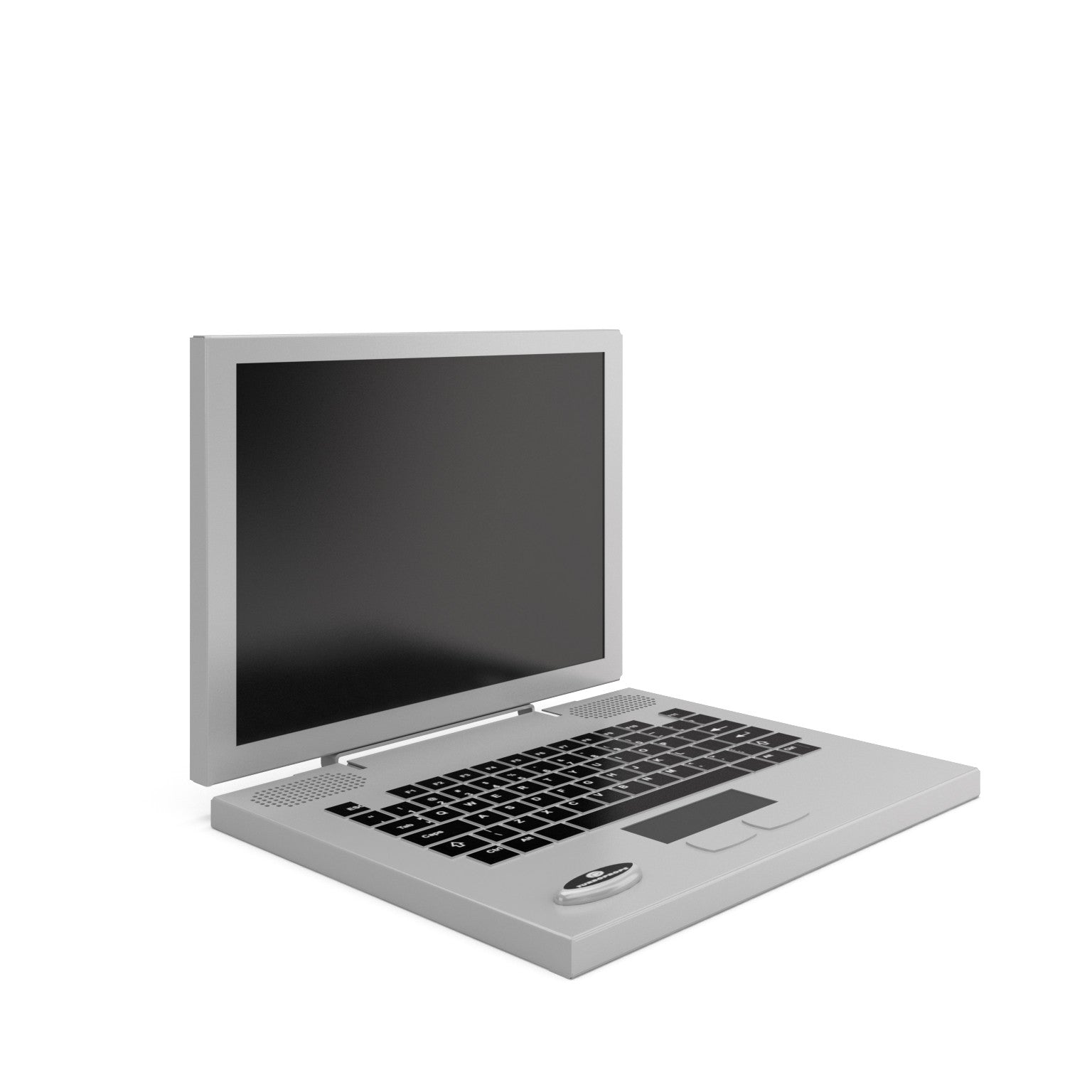 Notebook prop platinum aluminum with black acrylic screen 3 sets per b ...